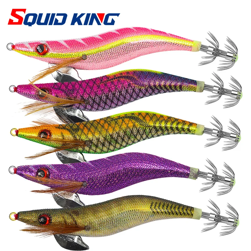 SQUID-KING-Squid-Jig-19g-135mm-Eging-Fishing-Squid-Lure-Fishing-Lure ...