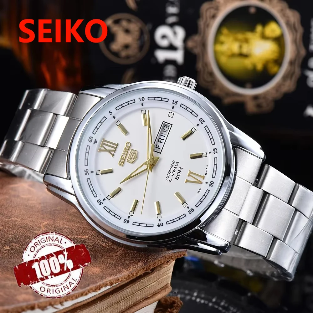 Original-SEIKO-Limited-Edition-Fashion-Simple-Men-s-Watch-Quartz-Dual ...