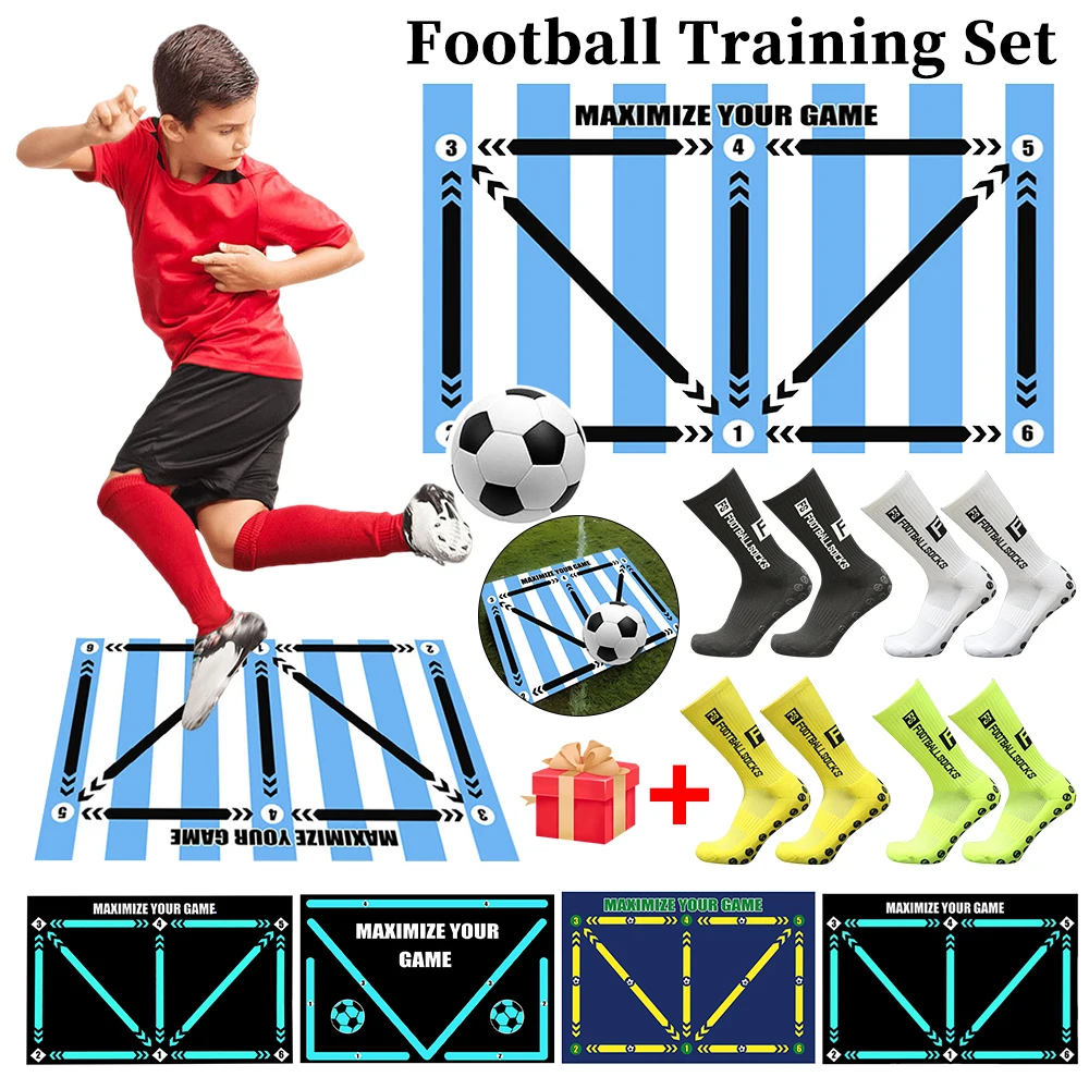 Football-Training-Mat-Durable-Non-Slip-Foldable-Dribble-Training-Mat ...