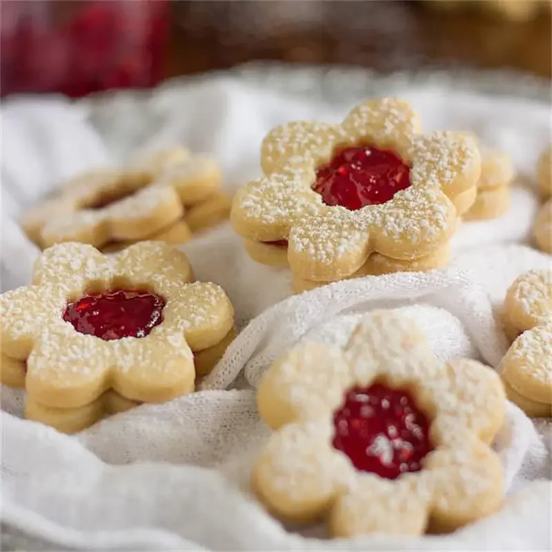 3d Christmas Jam Sandwich Cookie Cutter Biscuit Mold Plastic Pressable ...