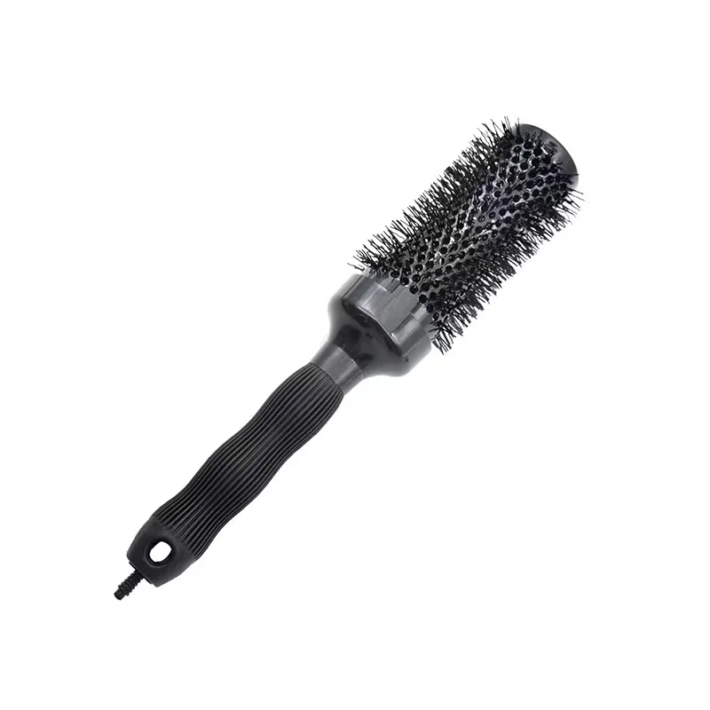 New Type Nano Ceramic Detangling Comb Nylon Curling Round Hair Brush ...