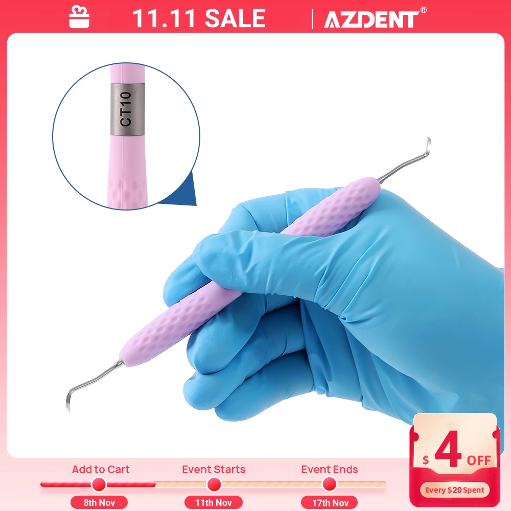 AZDENT-Dental-Restoration-Instrument-Enamel-Chisel-Set-Spoon-Excavator ...