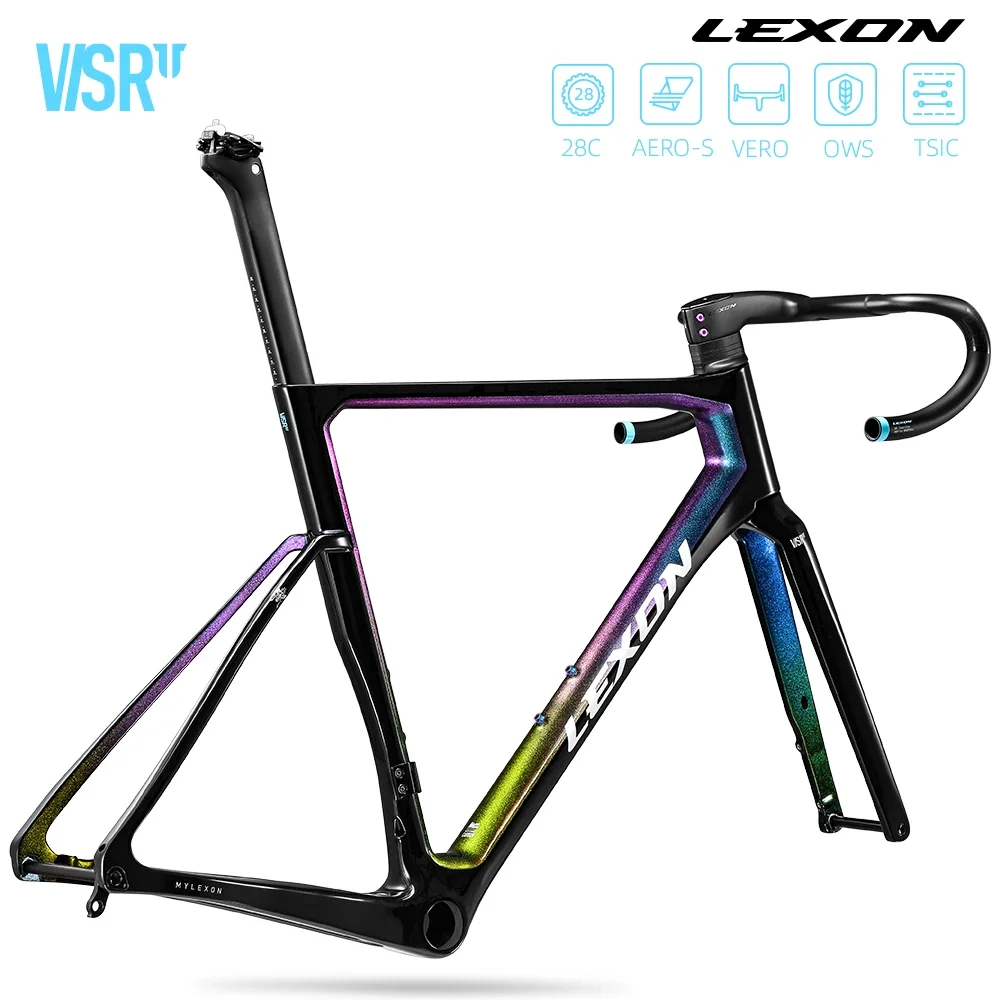 LEXON-VISRT-700C-Road-Bike-Frame-T1000-Carbon-Disc-Brake-Full-Inner ...