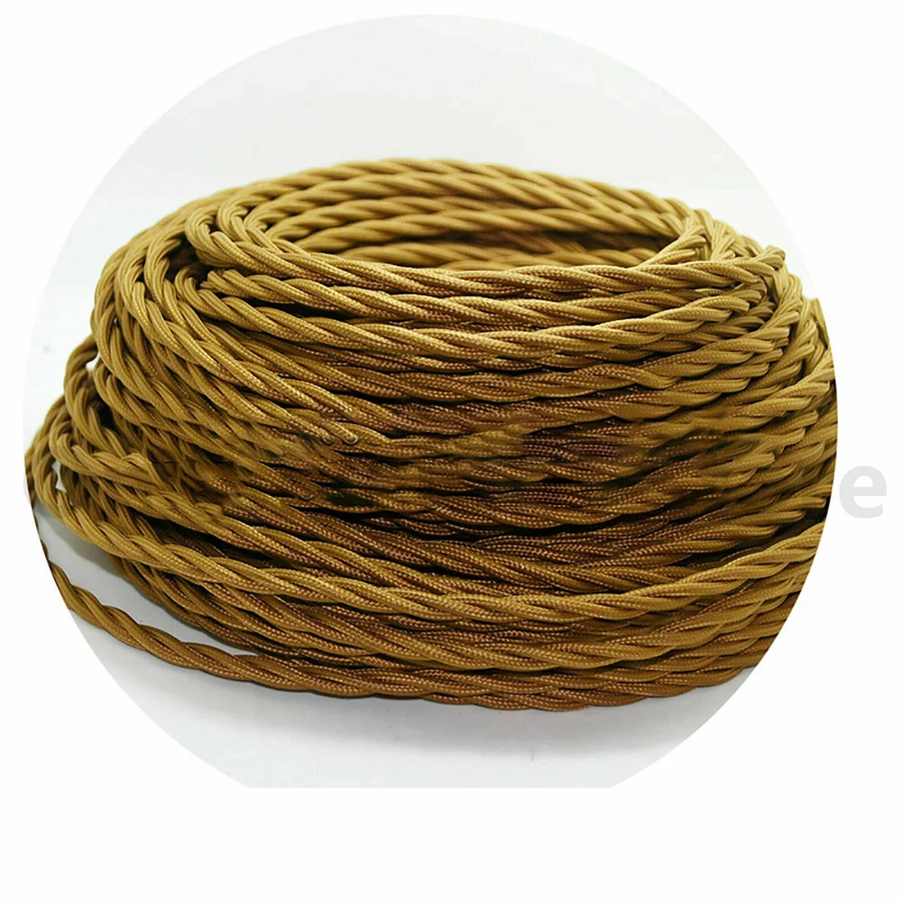 Twist-Fabric-Braided-Cable-Lighting-Flex-Cord-Electrical-3-Core-Vintage ...