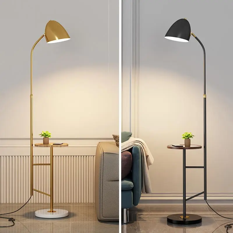 Nordic-Design-LED-Floor-Lamp-for-Living-Room-Sofa-Plate-Stand-Light ...