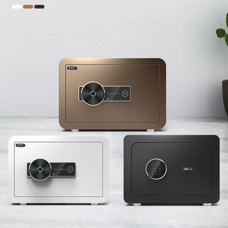 Electronic Password Safes All Steel Small Home Office Safe Fingerprint ...