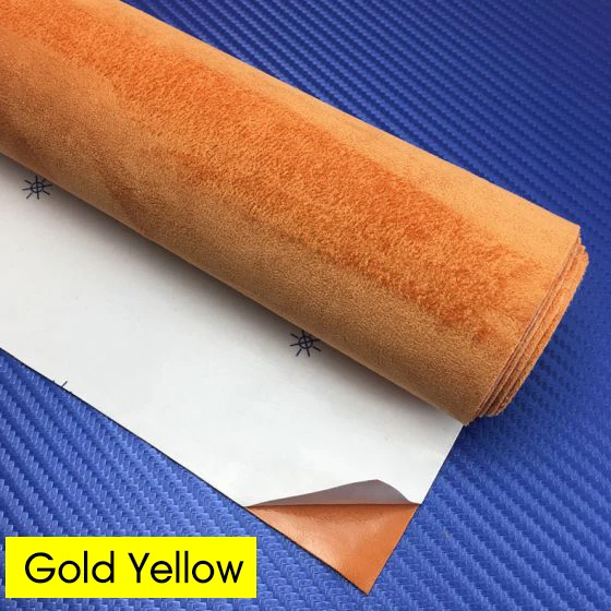 Suede Leather Refurbished PU self-adhesive Artificial Synthetic Leather ...