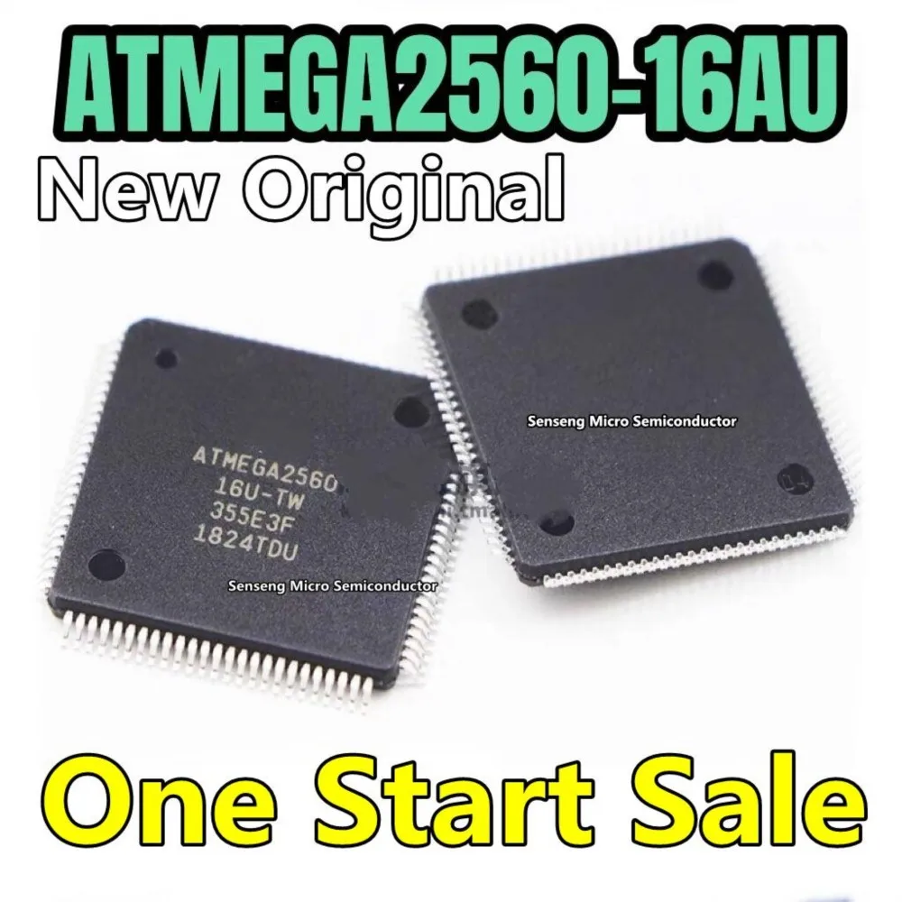 Original novo importado autêntico ATMEGA2560-16AU lqfp100 microcontrolador de 8 bits chip ic