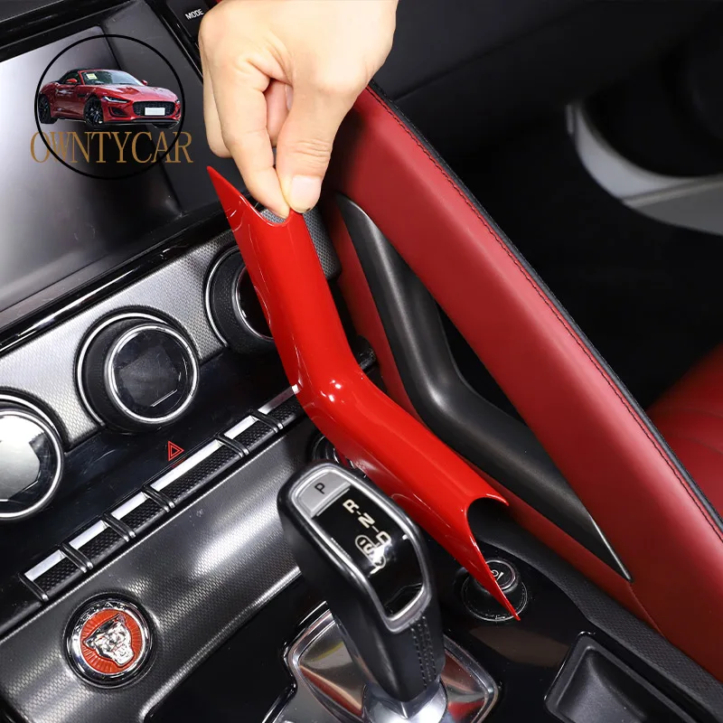 For-Jaguar-F-TYPE-20013-2024-ABS-Red-Car-Center-Control-Gear-Shift ...