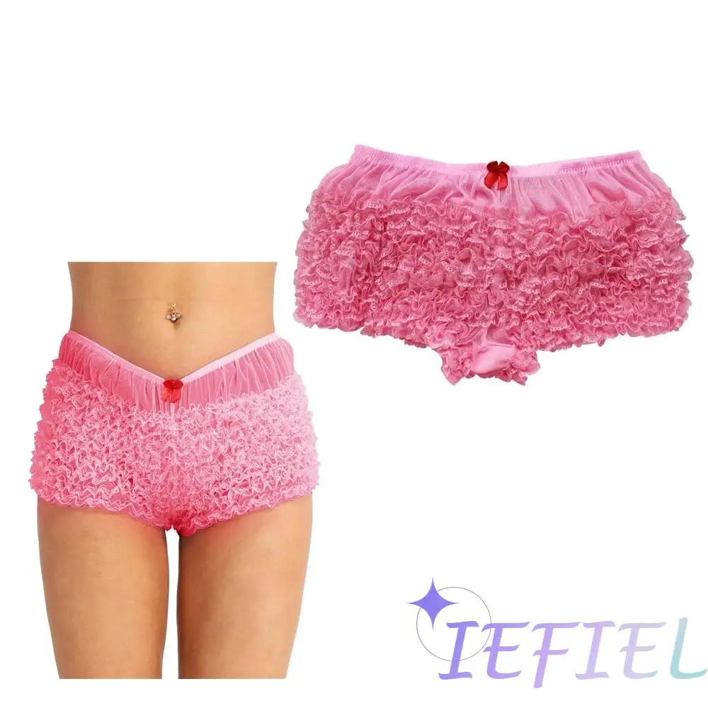 Women-Ruffled-Lace-Frilly-Knickers-Panties-Pettipants-Bloomers-Sissy-Frilly-BoyShorts-Underwear ...