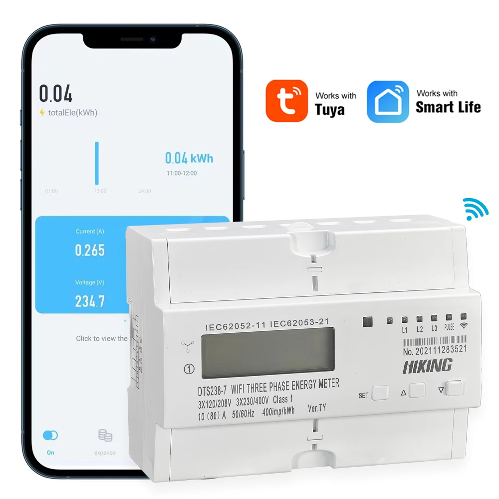 Three-phase-smart-meter-10A-80A-Tuya-WiFi-smart-meter-APP-remote ...