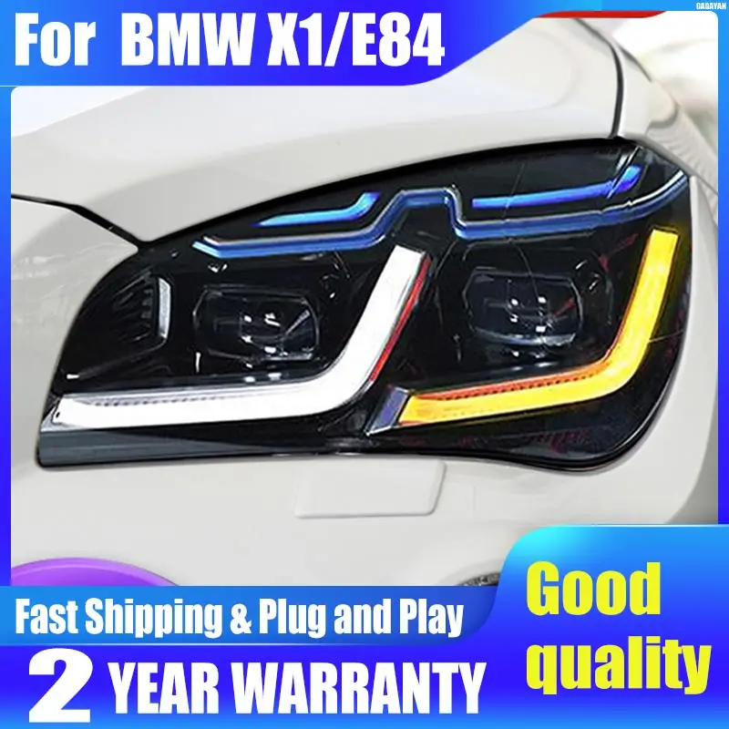 Car-Headlights-For-BMW-X1-E84-2010-2015-LED-Car-Lamps-Daytime-Running ...