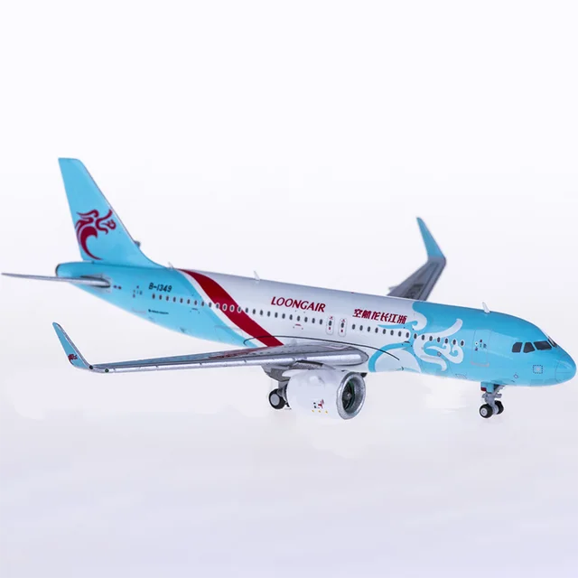 JC Wings 1:400 Scale LH4071 Loong Air Airbus A320neo B-1349 Miniature ...