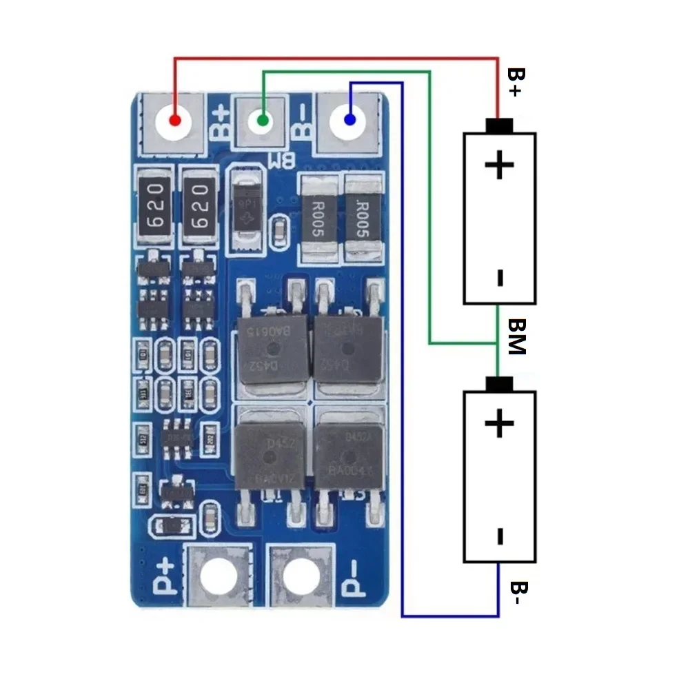 HX-2S-JH20 2S 7.4V 8.4V 10A Lithium Battery Charge Protection Board ...