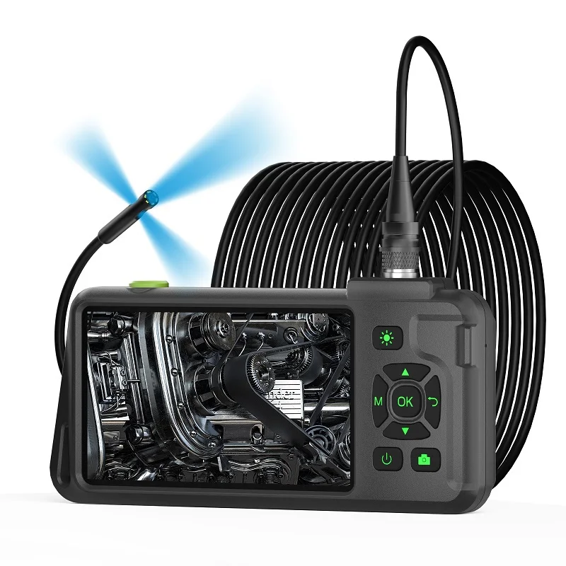 Triple-Lens-Endoscope-Camera-5-Inch-IPS-Screen-HD1080P-8MM-Aviation ...