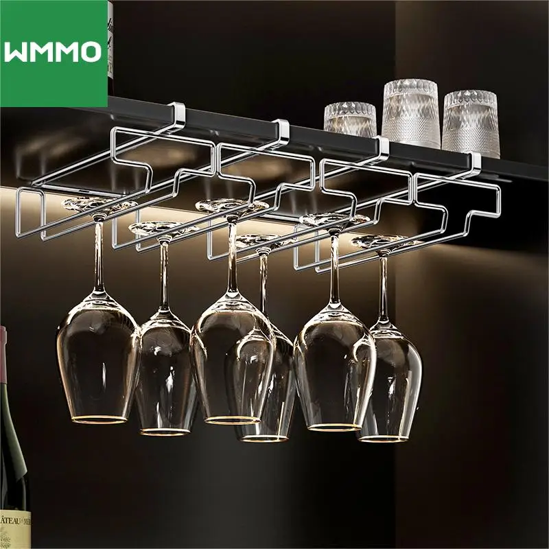WMMO-Wine-Glass-Holder-Luxury-Stainless-Steel-Goblet-Hanging-Rack-For ...