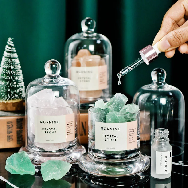 Glass Aromatherapy Crystal Expanding Fragrance Stone Home Use Indoor ...