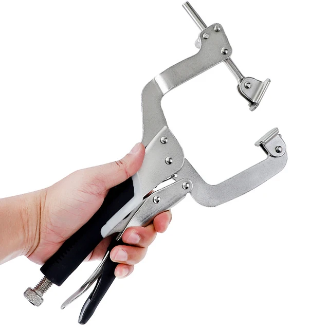Woodworking C Clamp Adjustable Right Angle 2-IN-1 Clamp Welding ...