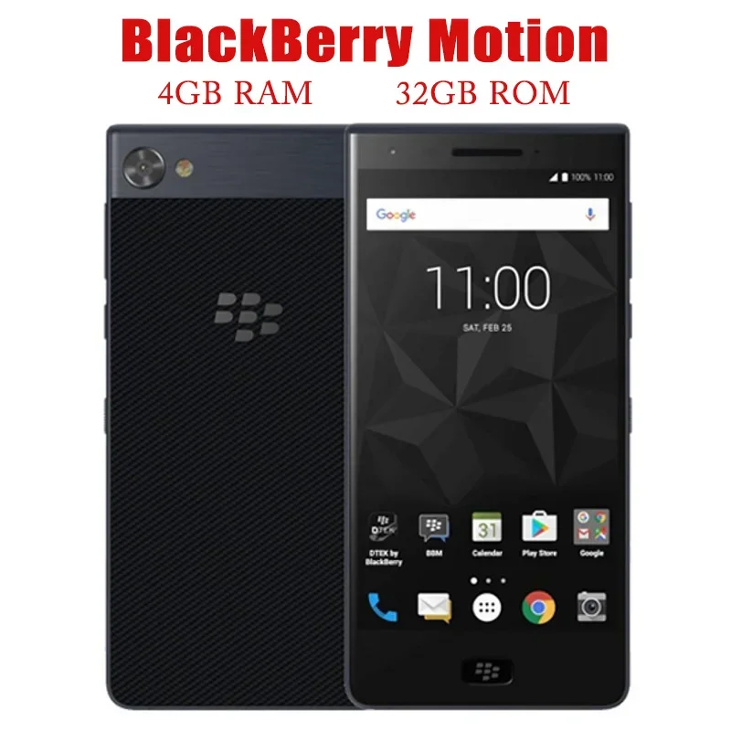 Original-Unlocked-BlackBerry-Motion-Cell-Phone-32GB-ROM-4GB-RAM-Mobile ...