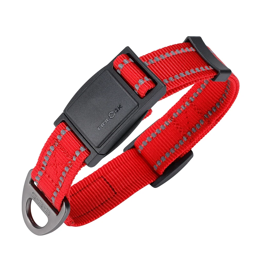 Pet-Dog-Collar-Solid-Color-Puppy-Collars-Adjustable-Magnet-Dogs-Collar ...