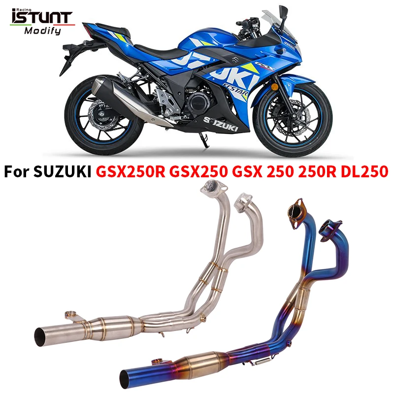 For-SUZUKI-GSX250R-GSX250-GSX-250-250R-DL250-2016-2022-Motorcycle-Exhaust-Escape-Moto-Full ...