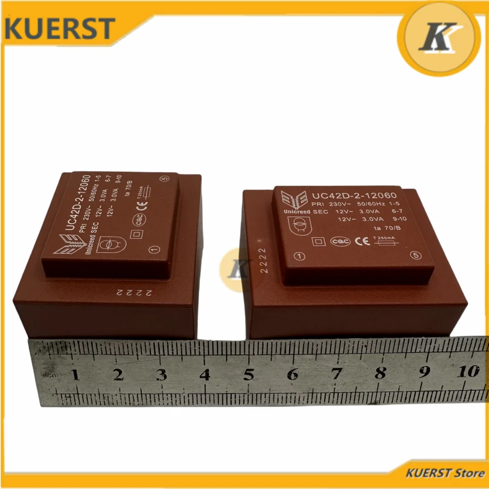 2-8PCS-UC42D-2-12060-UC42D-230V-50-60Hz-12V-3-0VA-6Pin-Circuit-board ...