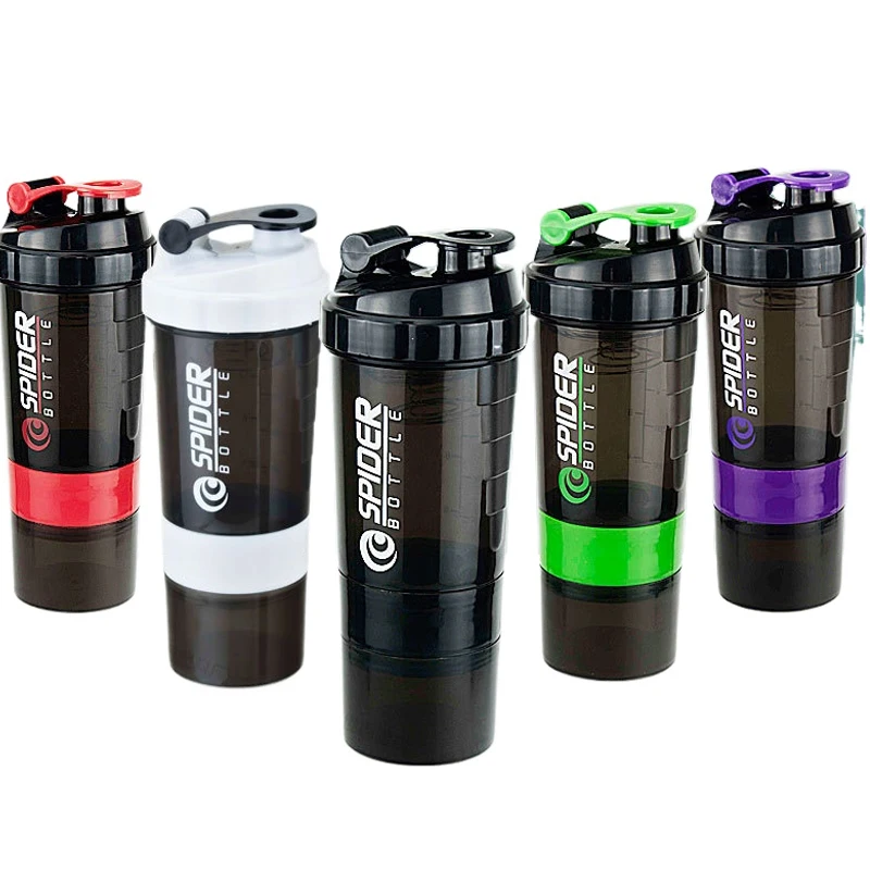 500ML-Protein-Shaker-Bottles-Portable-Sports-Water-Bottle-Gym-Fitness ...