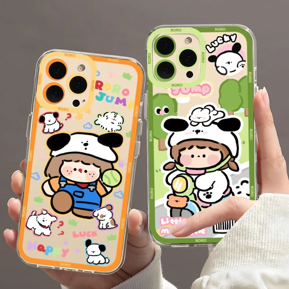 RORO-JUMP-Cute-Cartoon-Phone-Case-For-iPhone-11-12-Mini-13-14-Pro-Max ...