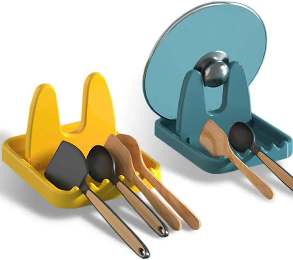 1PCS-Pot-Lid-Rack-Multifunctional-Kitchen-Spatula-Rack-Foldable ...