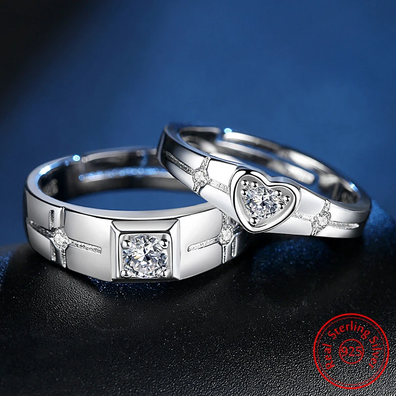 Stelring-Anillo-de-plata-de-primera-ley-con-circ-n-para-hombre-y-mujer ...
