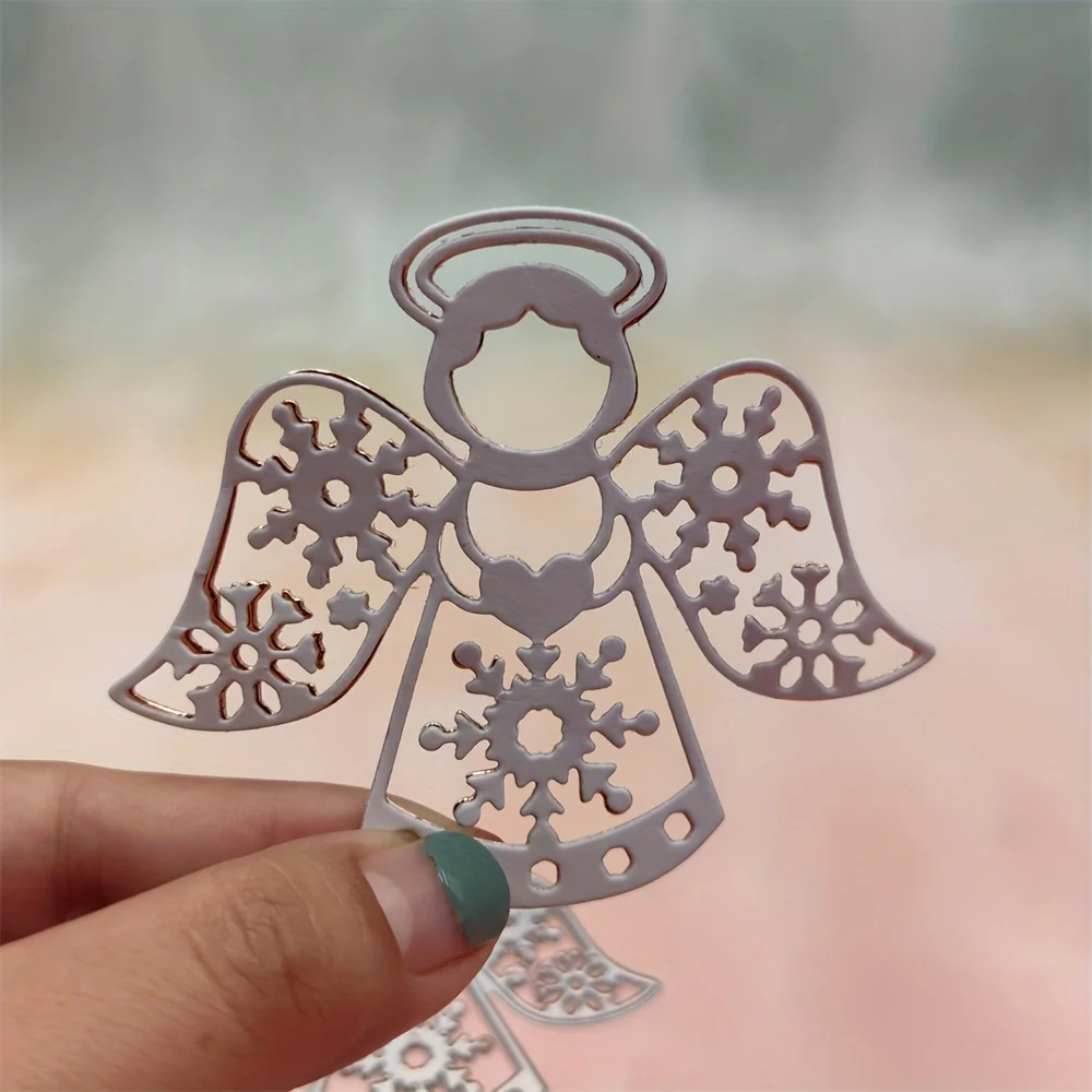 Christmas Snowflake Angel Scrapbooking Cutting Die Knife Mold Christmas ...