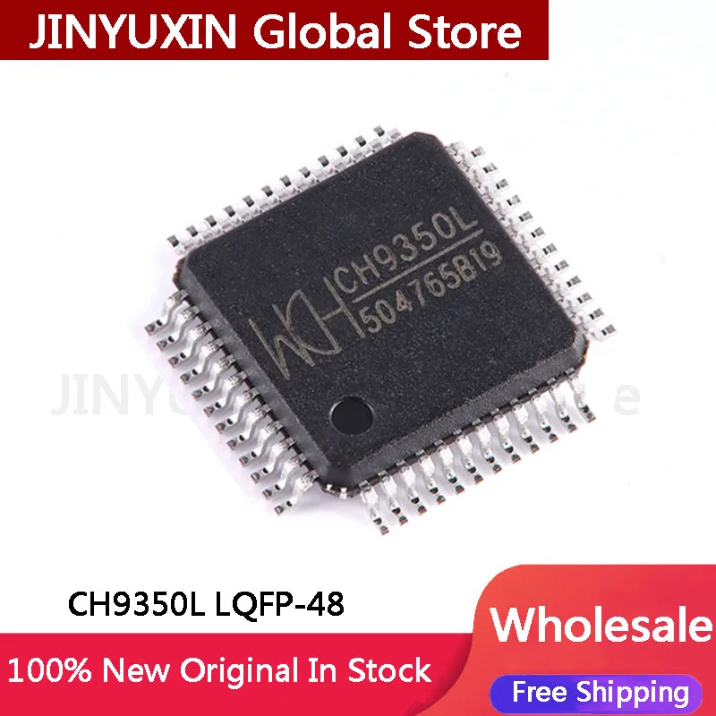 1-100PCS-CH9350L-LQCH9350-LQFP-48-CH9350-9350-USB-keyboard-and-mouse ...