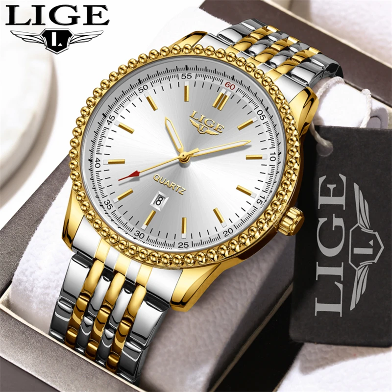 LIGE-reloj-anal-gico-de-acero-inoxidable-para-hombre-accesorio-de ...