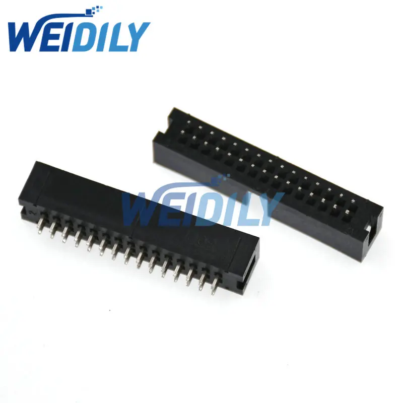 5PCS-DC3-30P-30Pin-DC3-30P-2-54mm-Socket-Header-Connector-ISP-Male ...