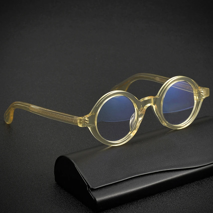 Retro Retro Round Acetate Optical Glasses Frames - Vintage Round ...