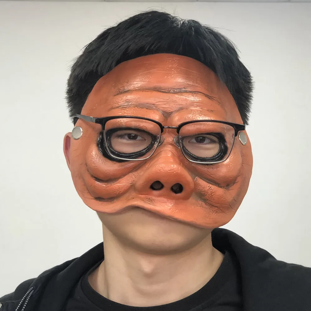 Funny-Twilight-Zone-Eye-of-the-Beholder-Doctor-Mask-Cosplay-Pig-Face-Pu ...