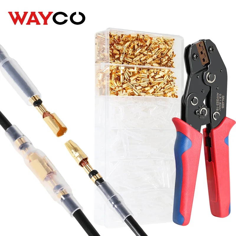 400/600 PCS Bullet Electrical Wire Connectors Wiring Kit Male Female ...