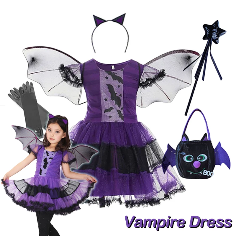 Purple Vampire Costumes For Girls