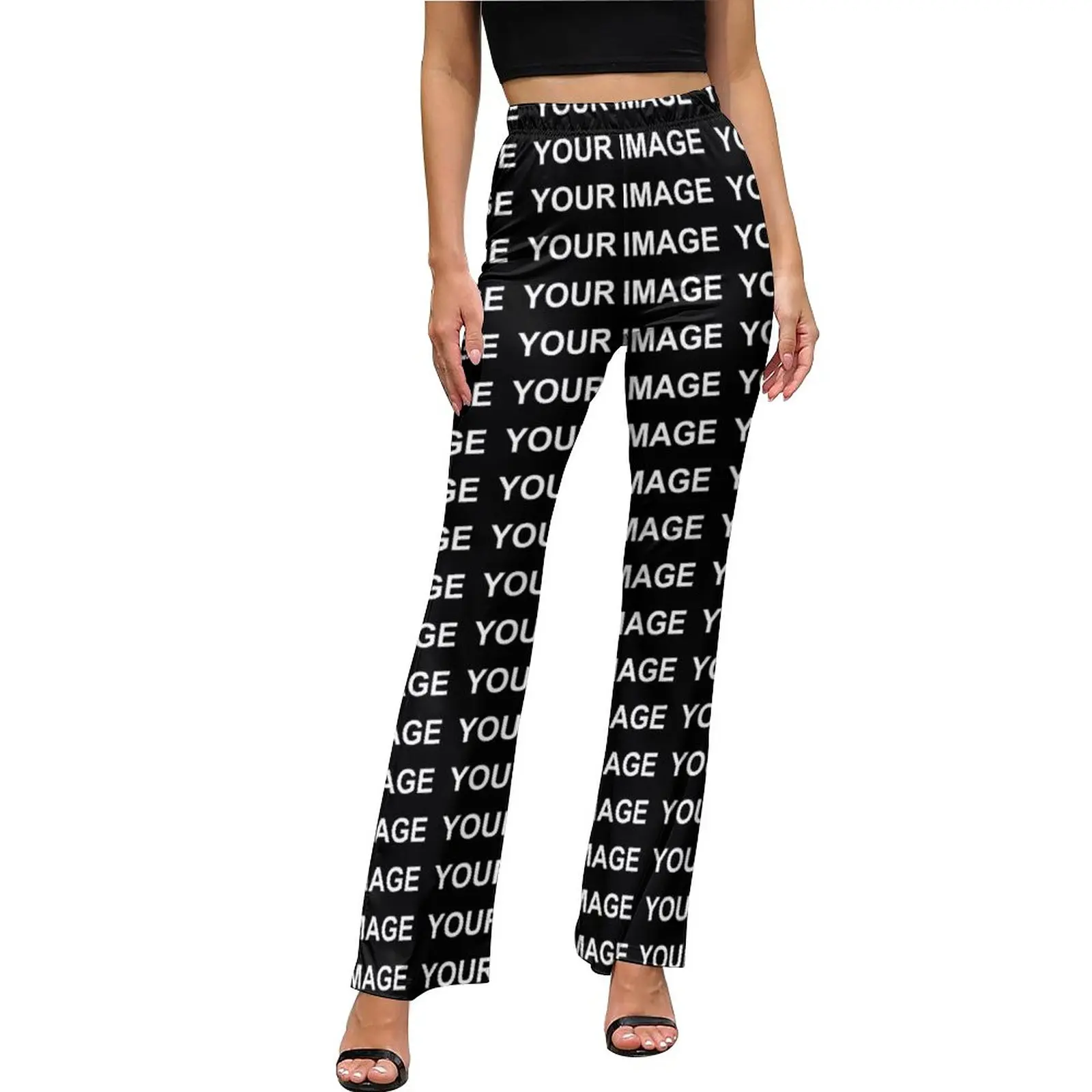 Your-Image-Customized-Pants-Custom-Made-Design-High-Waist-Kawaii-Flare ...