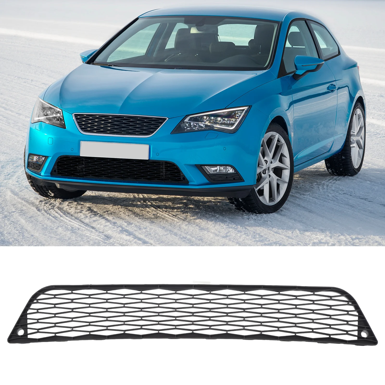 Front Bumper Lower Grille Front Lower Center Radiator Grill 5F0853667 ...