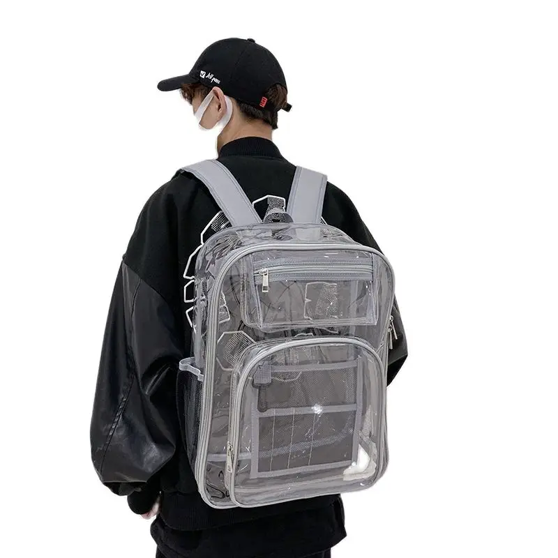 Transparent-PVC-Backpacks-for-Men-and-Women-Large-Capacity-Back-Pack ...