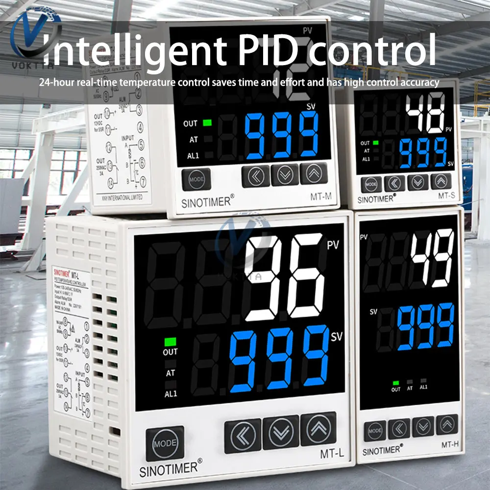 PID Intelligent Temperature Controller KJEN Type Four Input Intelligent ...