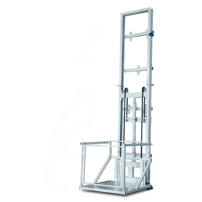 Electric-guide-rail-hydraulic-simple-elevator-anti-fall-lifting ...