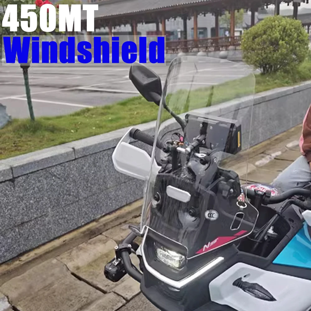 For CFMOTO 450MT Motorcycle Front Windshield Wind Deflector 450 MT NEW ...