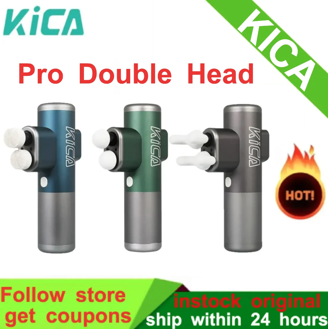 KICA-Pro-Double-Head-Massage-Gun-Smart-Body-Massager-for-Muscle-Pain ...