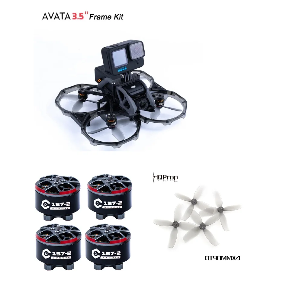 Axisflying AVATA 3.5 Upgrade Frame Kit With C157 V2 HQ Prop T2.9X2.5X5 ...