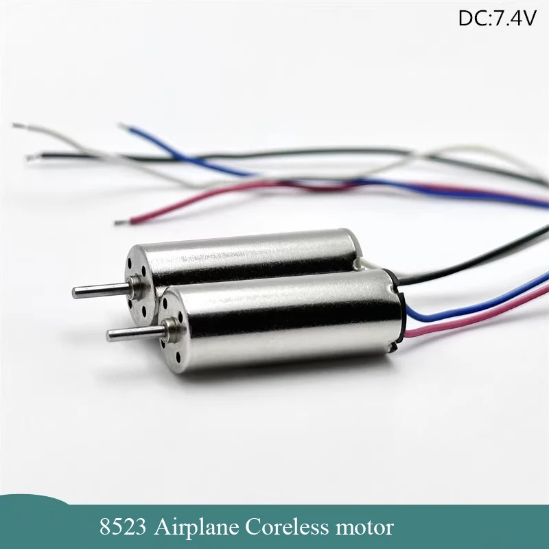 2PCS-8523-Mini-Coreless-Motor-DC-7-4V-42500RPM-High-Speed-CW-CCW-Micro ...