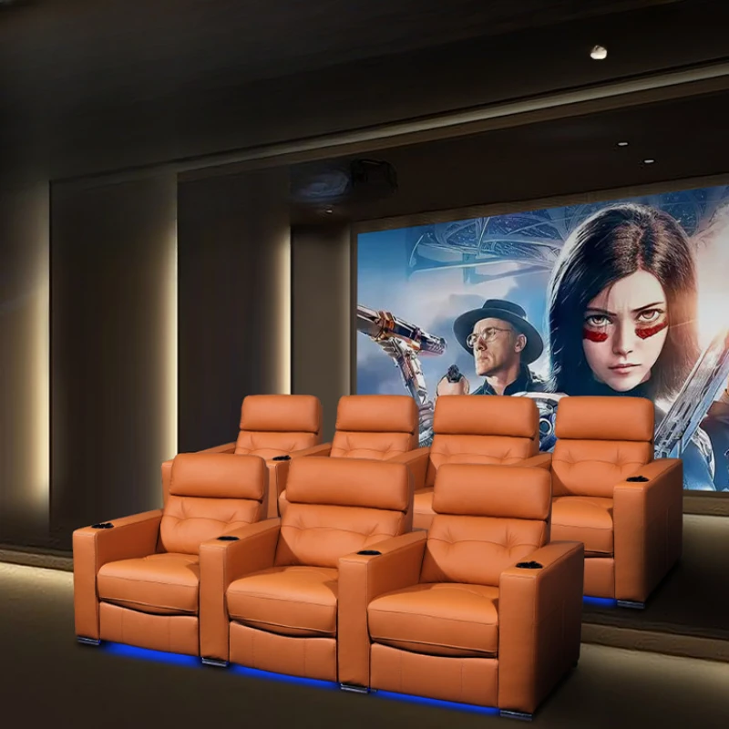 Cinema electric oxygen cabin sofa combination film and television hall ...