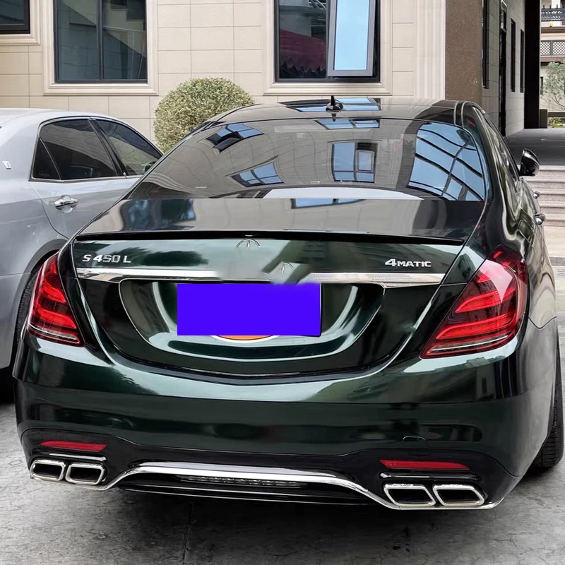 High Quality Abs Plastic Spoiler Trunk Boot Lip for Mercedes W222 4 ...