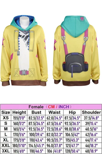 Juego Valorant ISO GEKKO Kiljoy Deadlock Cosplay Sudadera con capucha ...
